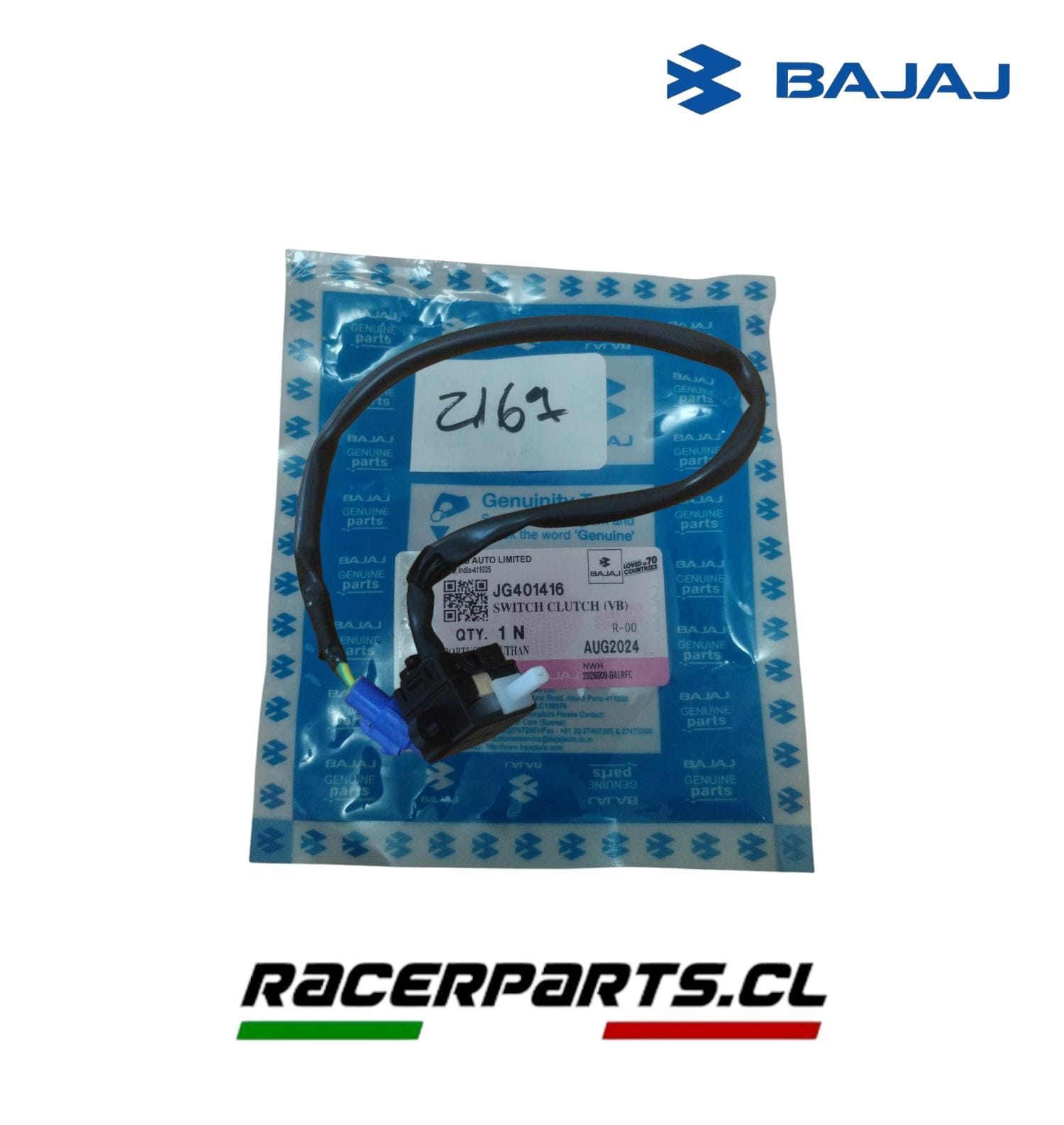 SENSOR SWITCH DE EMBRAGUE BAJAJ NS200 RS 200 DOMINAR 250 DOMINAR 400 ...